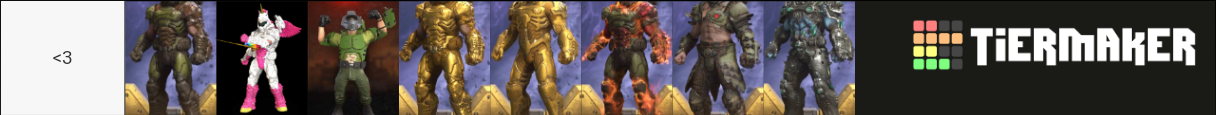 All Skins In Doom Eternal Tier List (Community Rankings) - TierMaker