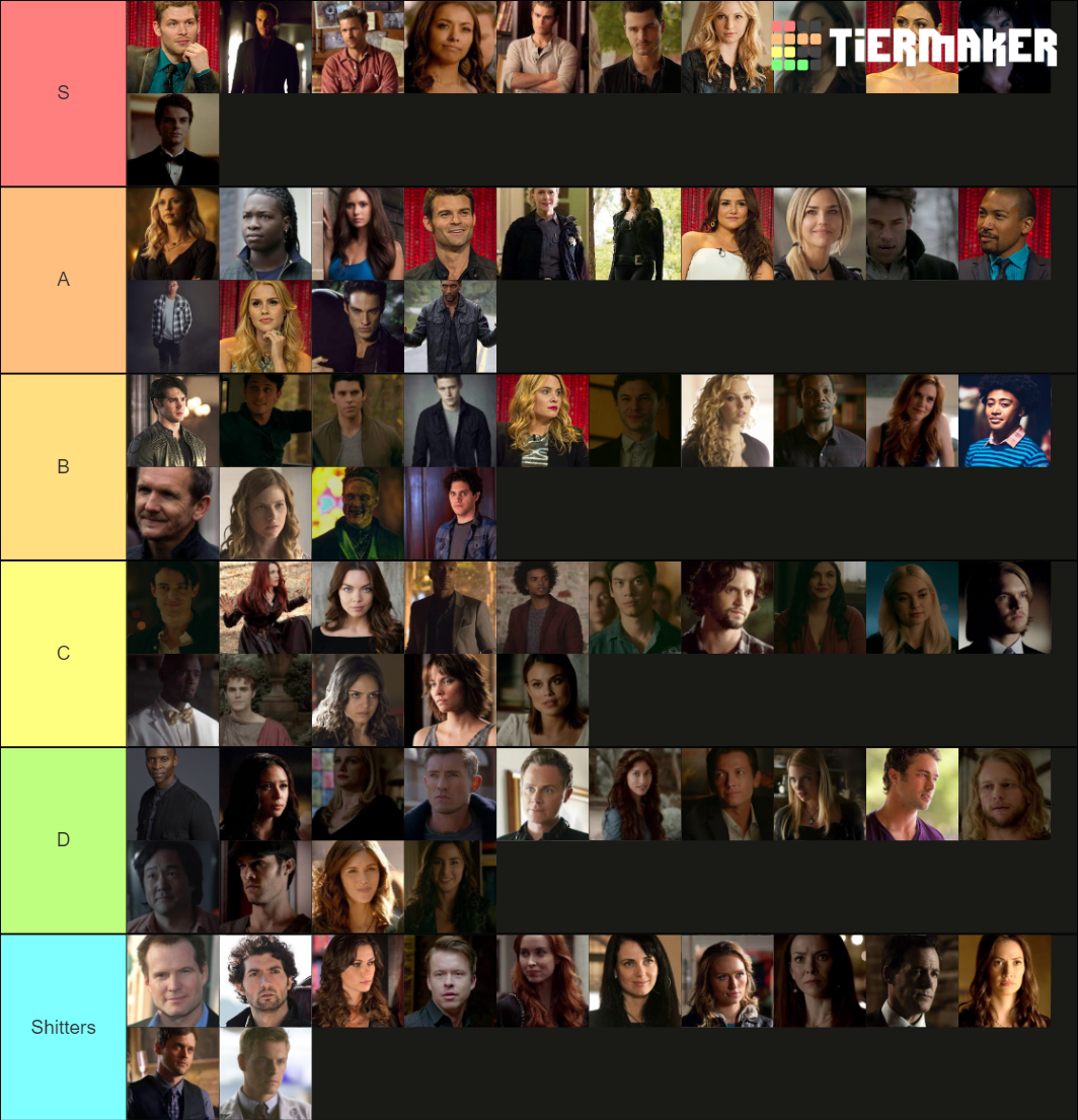 Ave and Ben TVD, Originals, Legacies Characters Tier List (Community ...