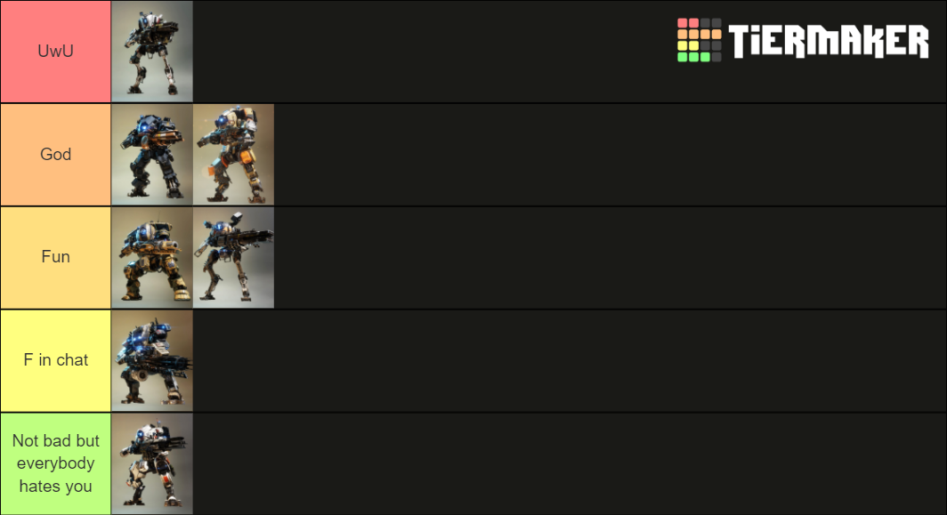 The Titans of Titanfall 2 Tier List (Community Rankings) - TierMaker