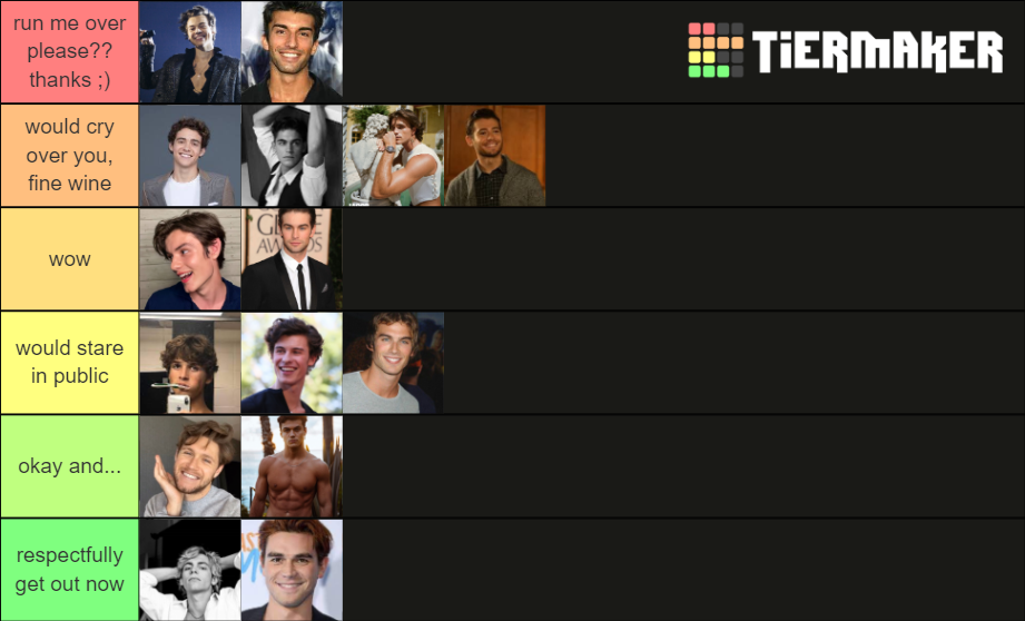 Most attractive?? Tier List (Community Rankings) - TierMaker
