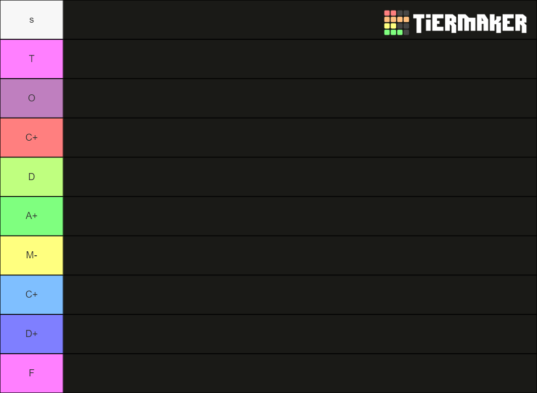 SF Tiers Tier List (Community Rankings) - TierMaker
