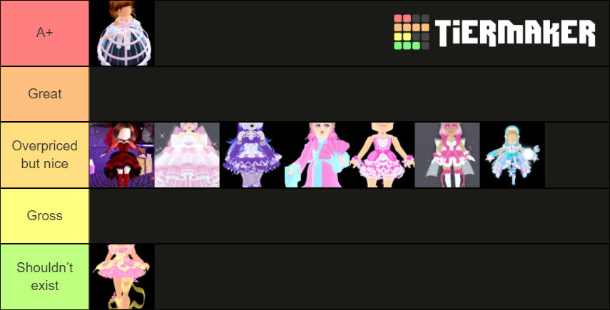 Royal high set Tier List (Community Rankings) - TierMaker