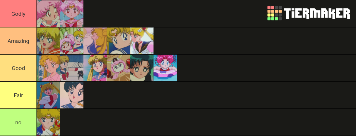 Sailor Moon Animators Tier List (Community Rankings) - TierMaker
