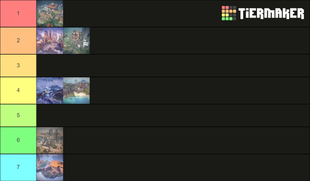 Valorant Maps Tier List (Community Rankings) - TierMaker