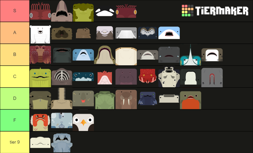 Deeeep.io Apexes v.4 Tier List (Community Rankings) - TierMaker