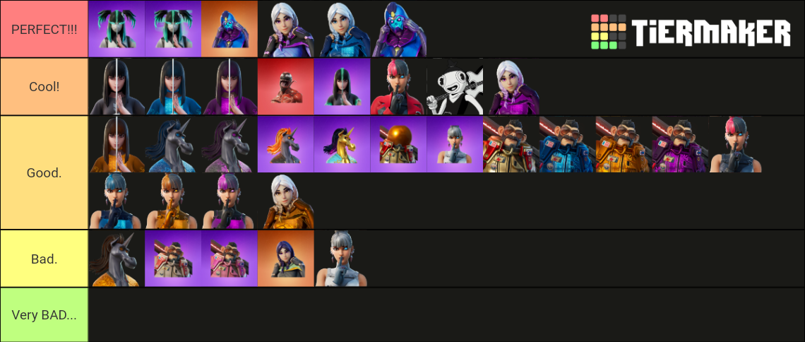 Fortnite Season 18 Battle Pass SKINS. Tier List (Community Rankings ...