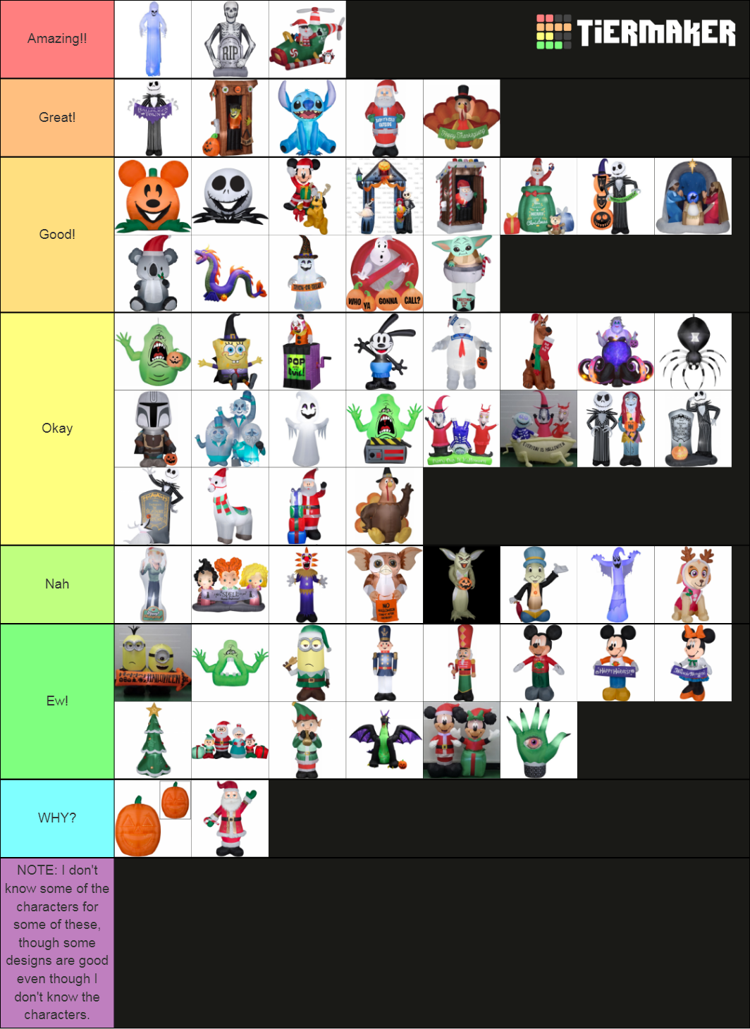 GEMMY '21 Tier List (Community Rankings) - TierMaker
