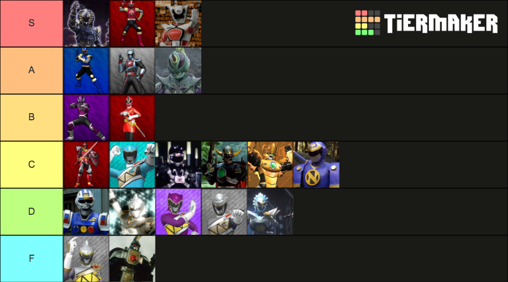 Extra Sentai Warriors Tier List (Community Rankings) - TierMaker