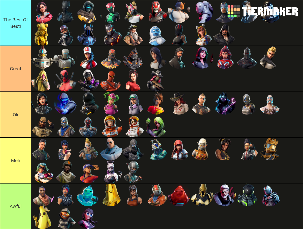 Ranking Every Battle Pass Skin By Tier From Worst To Best – eroppa Ranking Every Battle Pass Skin By Tier From Worst To Best – eroppa
