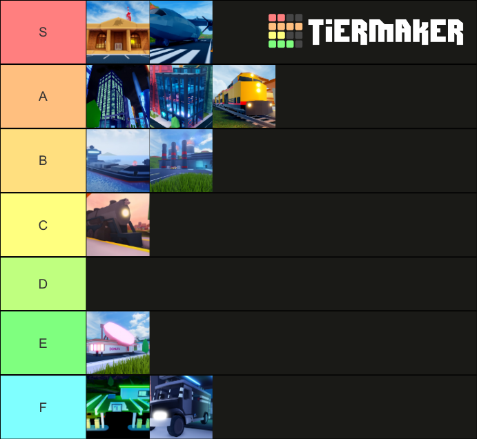 Jailbreak Robbery Locations Tier List (Community Rankings) - TierMaker