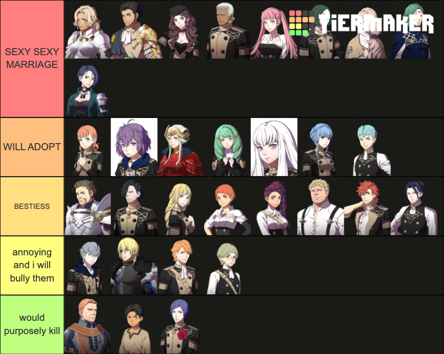 FE3H Characters Tier List (Community Rankings) - TierMaker