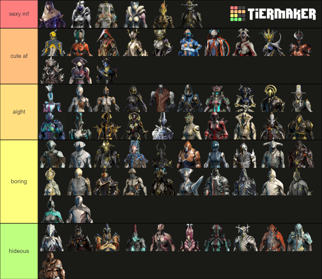 Warframe Deadlock Protocol Update Tier List (Community Rankings ...