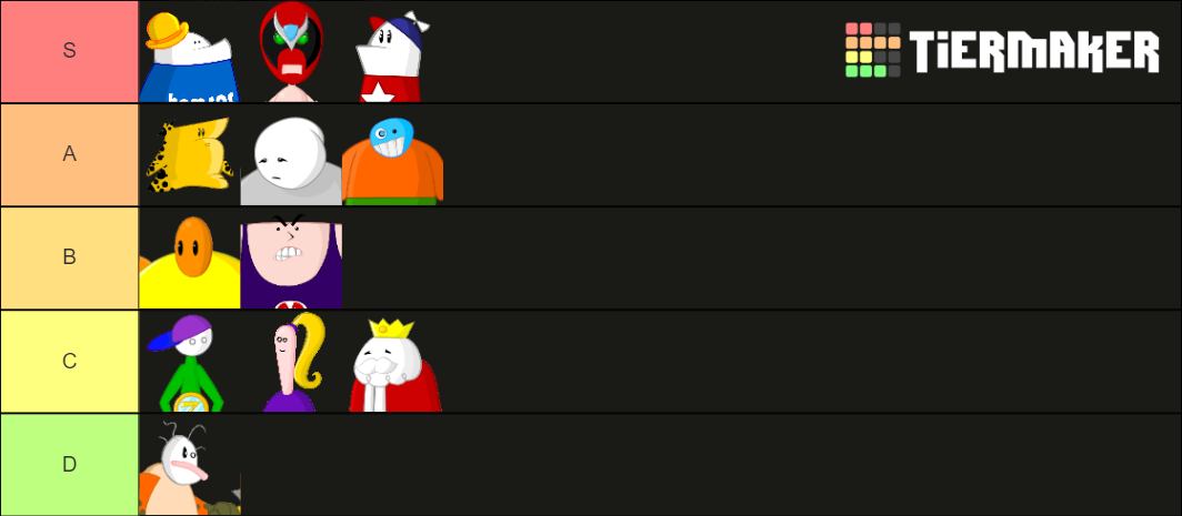 Homestar Runner Characters Tier List (Community Rankings) - TierMaker
