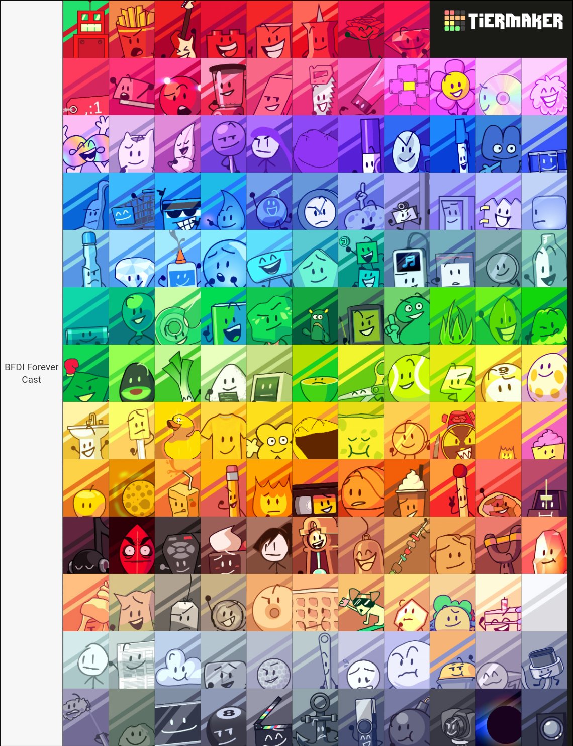BFB ALL ICONS Tier List Community Rankings TierMaker BFB ALL ICONS Tier List Community Rankings TierMaker