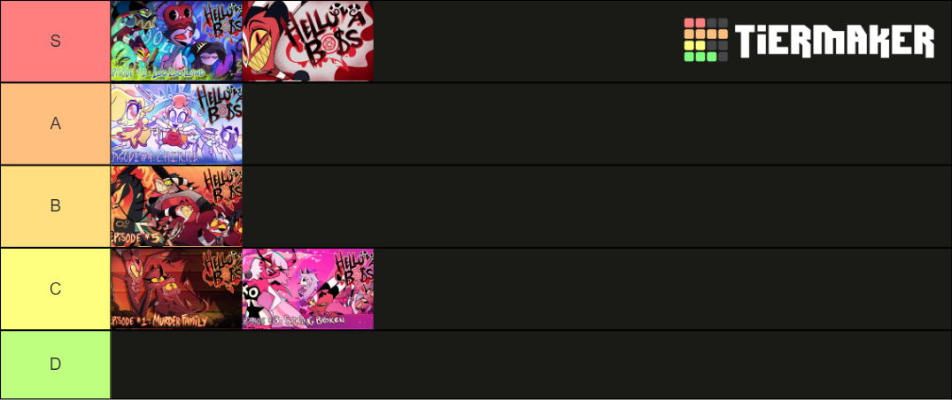 Helluva Boss Episode Ranking Tier List (Community Rankings) - TierMaker