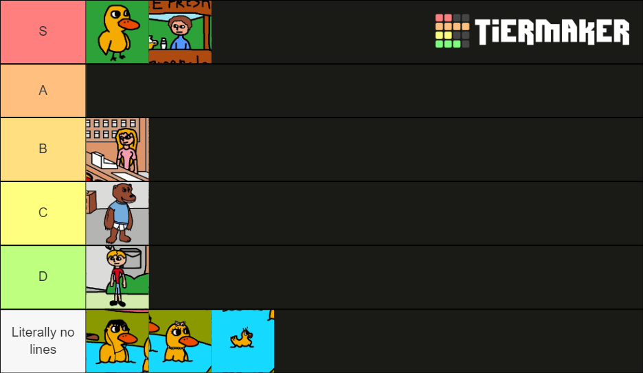 The Duck Song Characters Tier List (Community Rankings) - TierMaker
