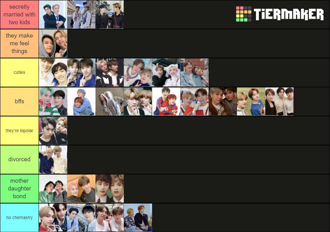 nct ships Tier List (Community Rankings) - TierMaker