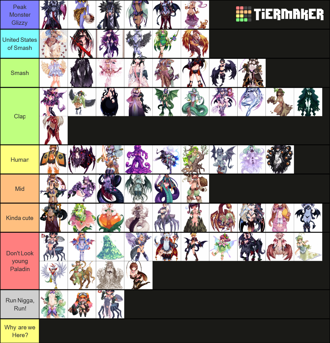 Monster Girl Tier List (Community Rankings) - TierMaker
