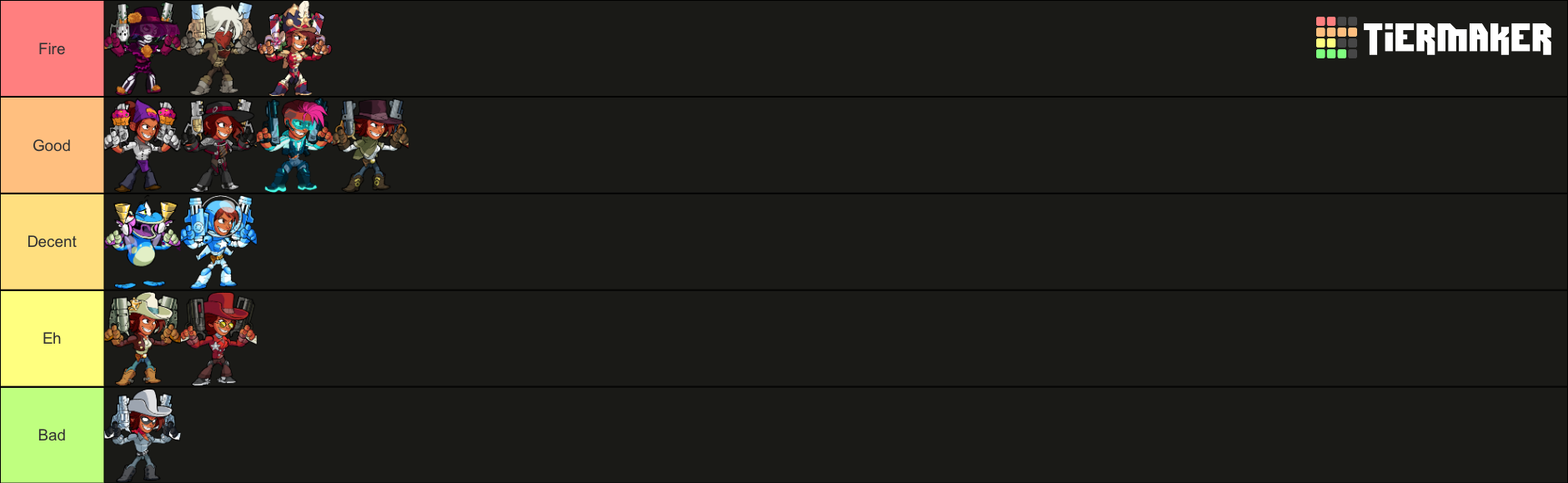 Cassidy Skins Tier List Community Rankings Tiermaker