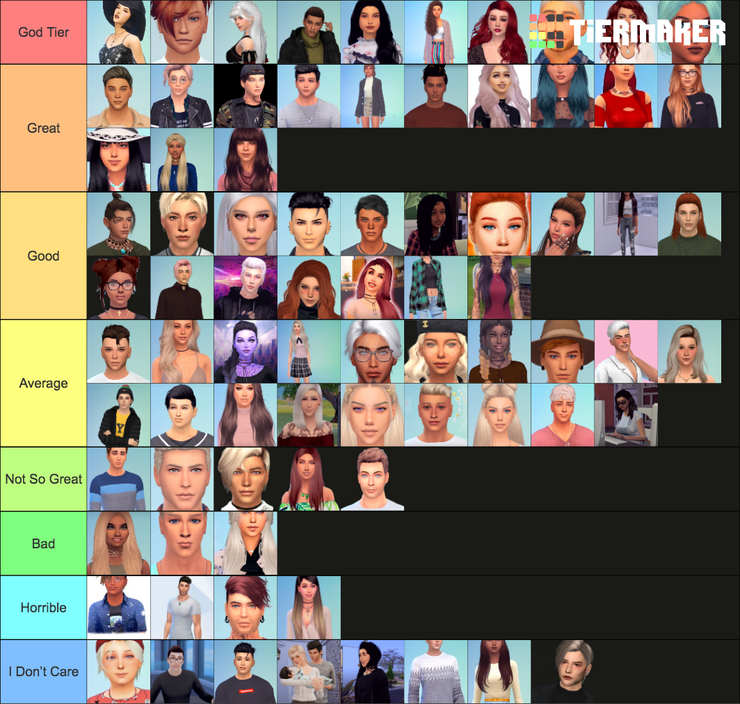 Clare Siobhan Sims Tier List (Community Rankings) - TierMaker