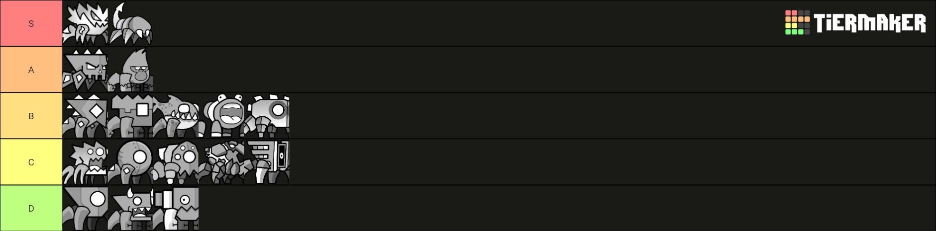 GD Spiders Tier List (Community Rankings) - TierMaker