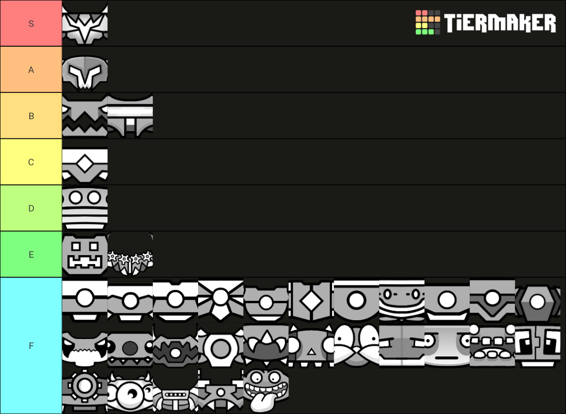 Geometry Dash UFOs Tier List (Community Rankings) - TierMaker