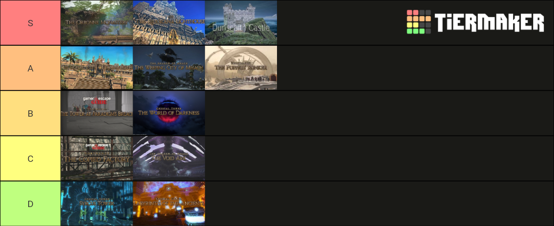FFXIV Alliance Raids Tier List (Community Rankings) - TierMaker