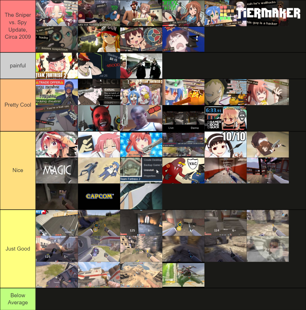 [TF2] StaryKrow Vids Tier List (Community Rankings) - TierMaker