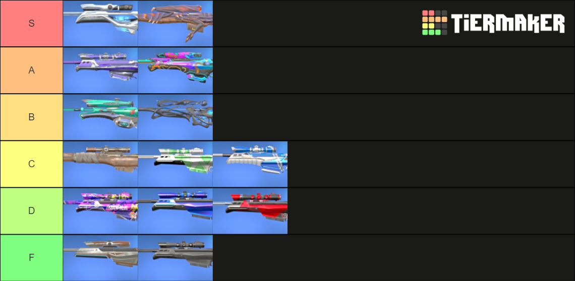 Valorant Operator Skins Tier List Community Rankings TierMaker valorant-operator-skins-tier-list-community-rankings-tiermaker