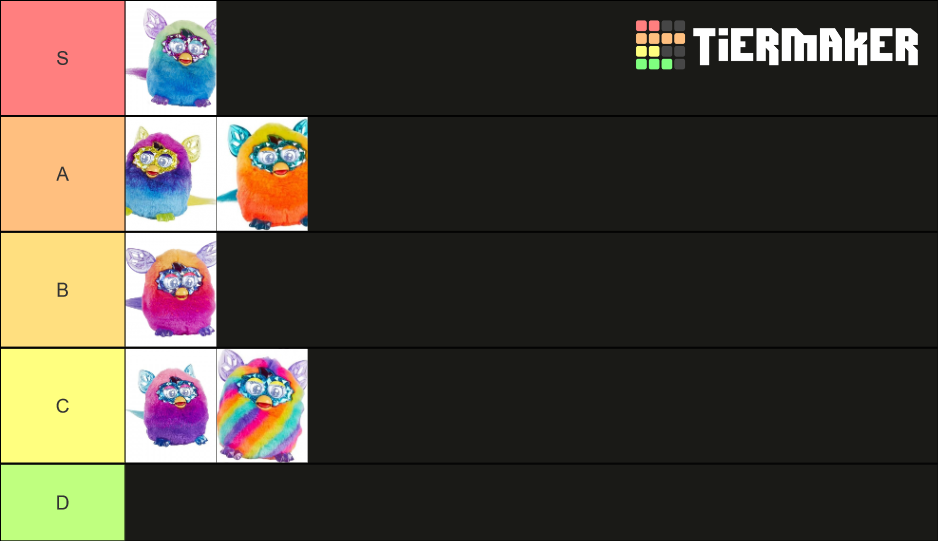 Furby Boom Crystal Series Tier List (Community Rankings) - TierMaker