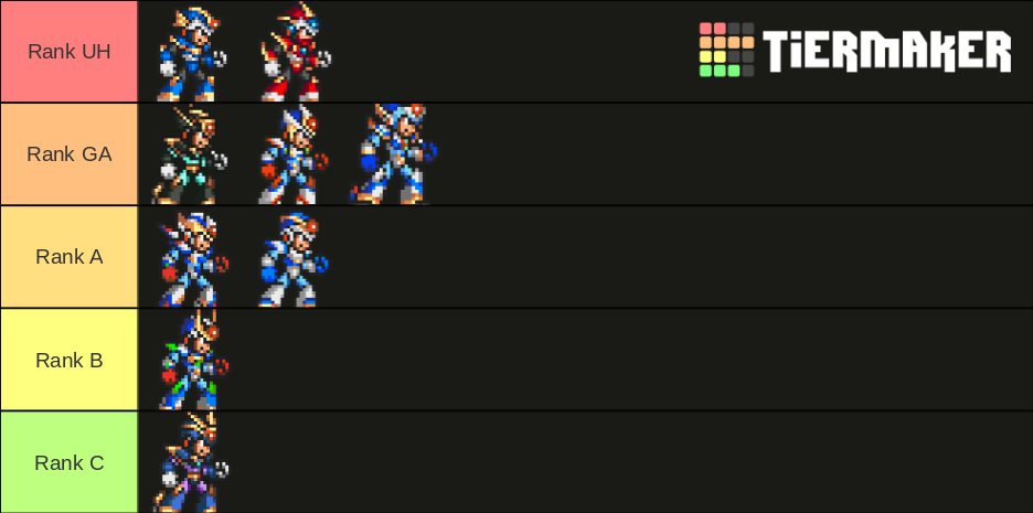 Mega Man X Corrupted Armors Tierlist Tier List (Community Rankings ... Mega Man X Corrupted Armors Tierlist Tier List (Community Rankings ...