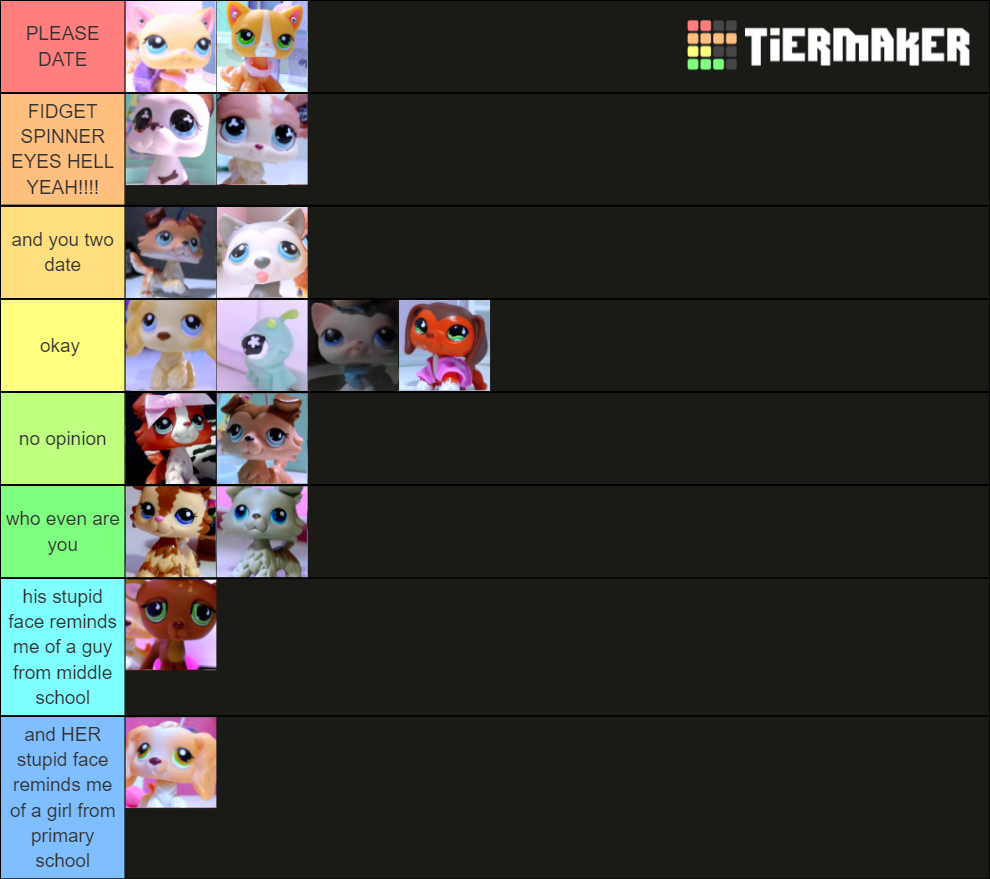 lps popular Tier List (Community Rankings) - TierMaker