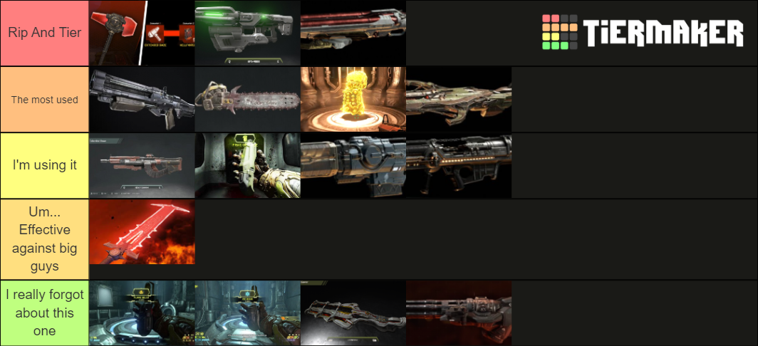 Doom Eternal Weapon Tier List – Doom Eternal Best Weapons – QIZR