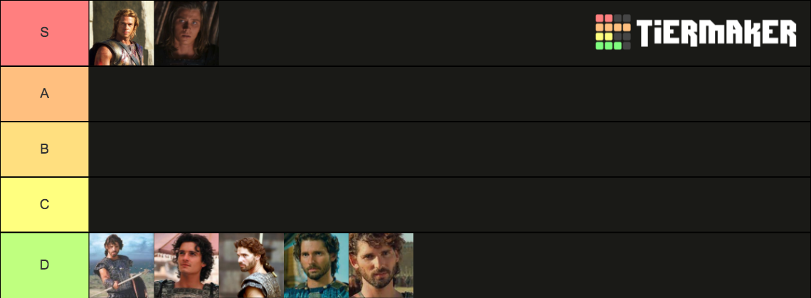 Trojan War Characters Tier List (Community Rankings) - TierMaker
