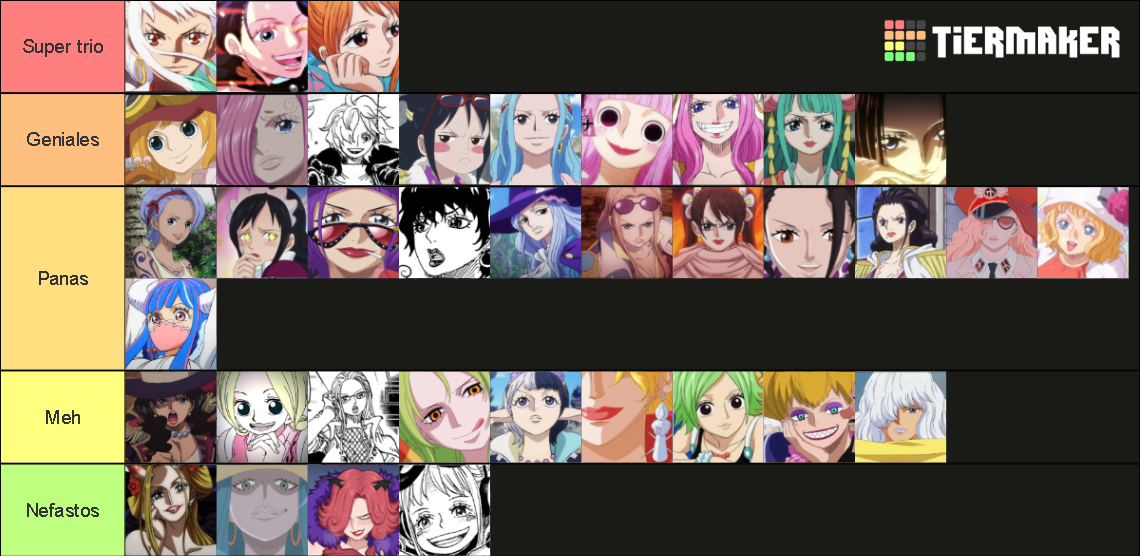 One Piece Girls Tier List (Community Rankings) - TierMaker