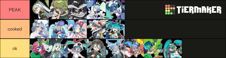 Project VOLTAGE - Pokémon x Hatsune Miku Collab Designs Tier List ...