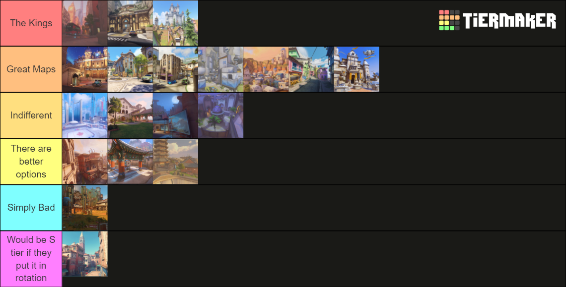 Ow2 Season 1 Map (up to Esperanca) Tier List (Community Rankings) - TierMaker
