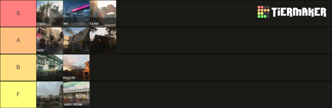 MWII Maps Tier List (Community Rankings) - TierMaker