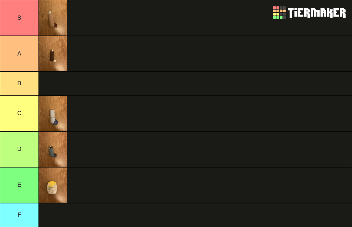 (Asthma) Inhaler Types Tier List (Community Rankings) - TierMaker (Asthma) Inhaler Types Tier List (Community Rankings) - TierMaker