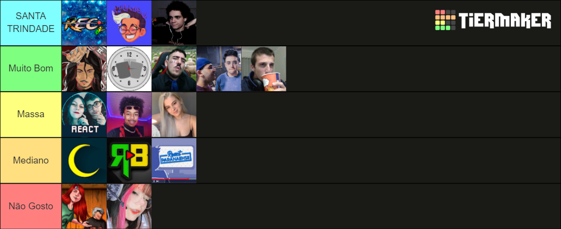 canal de react Tier List (Community Rankings) - TierMaker