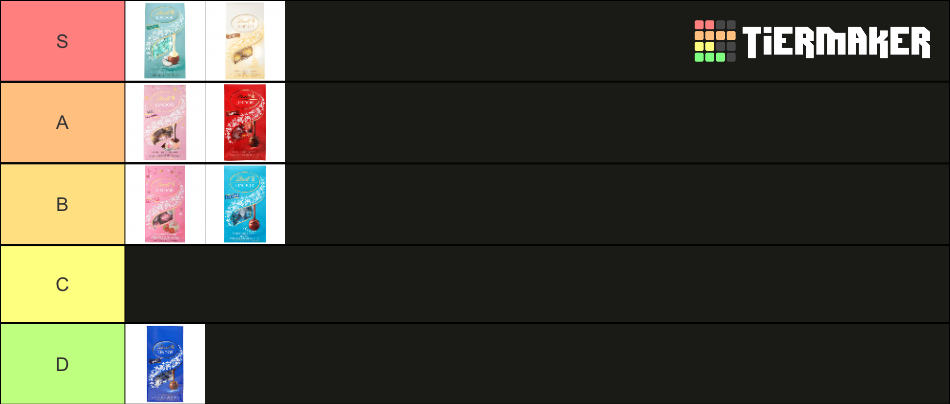 Lindt Chocolates Tier List (Community Rankings) - TierMaker