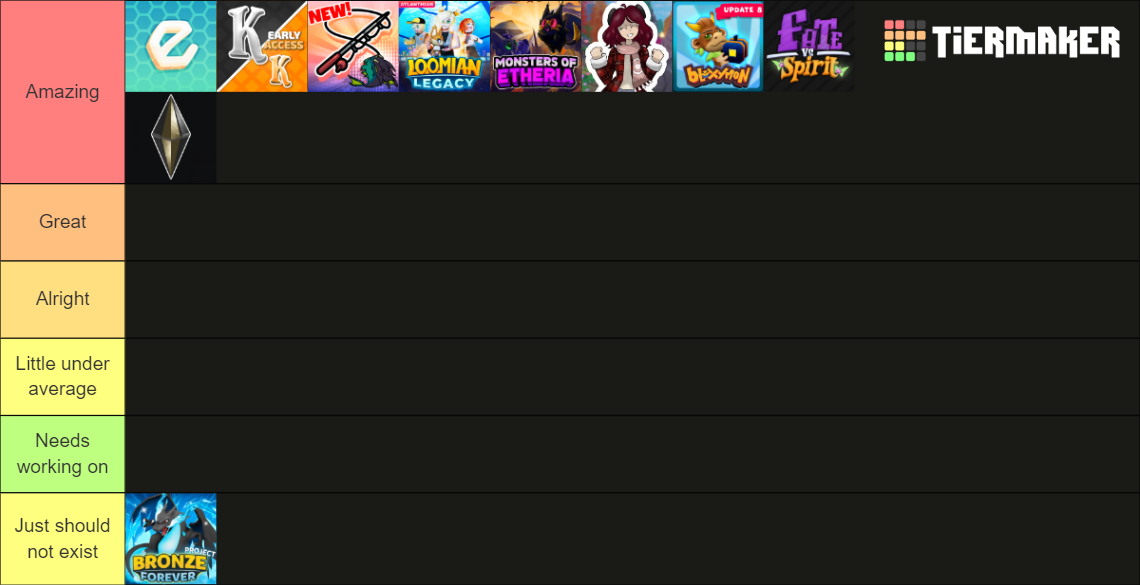 Fakemon Tier List (Community Rankings) - TierMaker