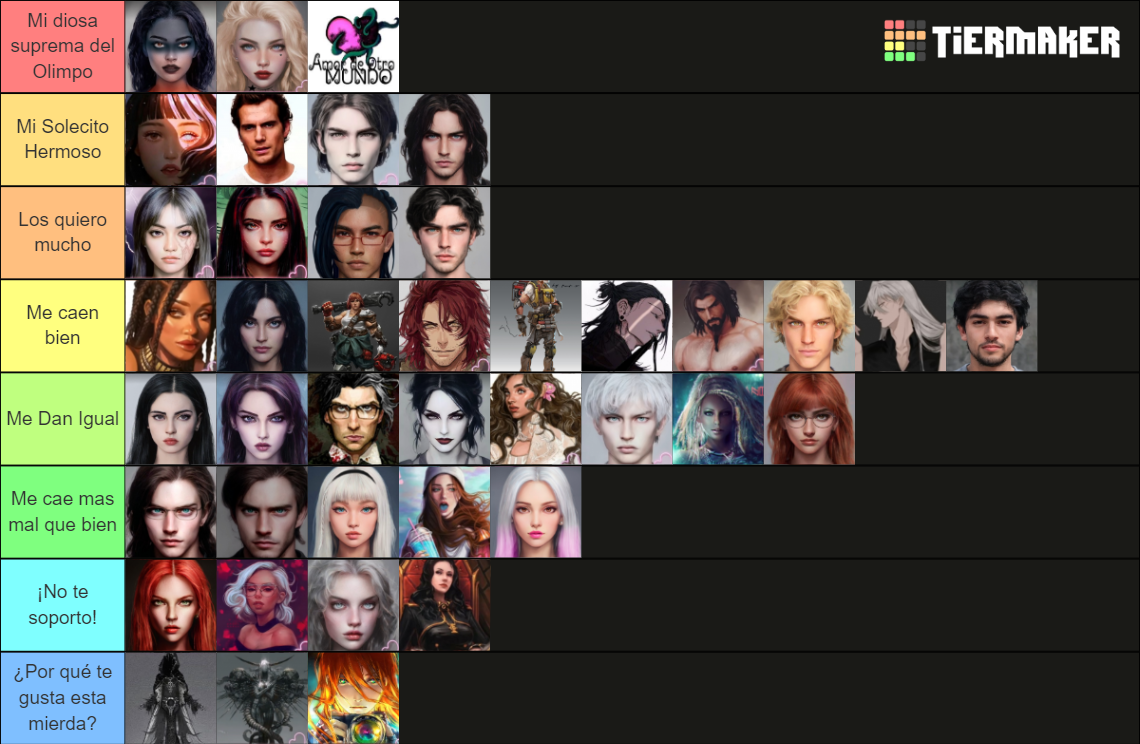 #ADOM Characters Tier List (Community Rankings) - TierMaker