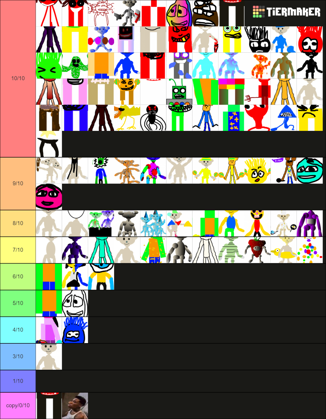 Bear SE skin ! Tier List (Community Rankings) - TierMaker