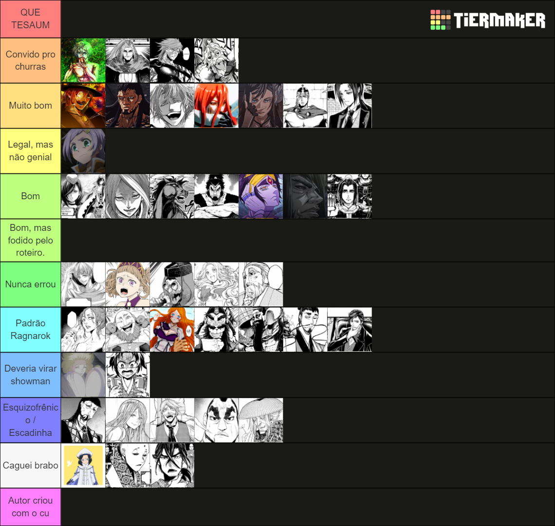 Shuumatsu no Valkyrie Tier List (Community Rankings) - TierMaker