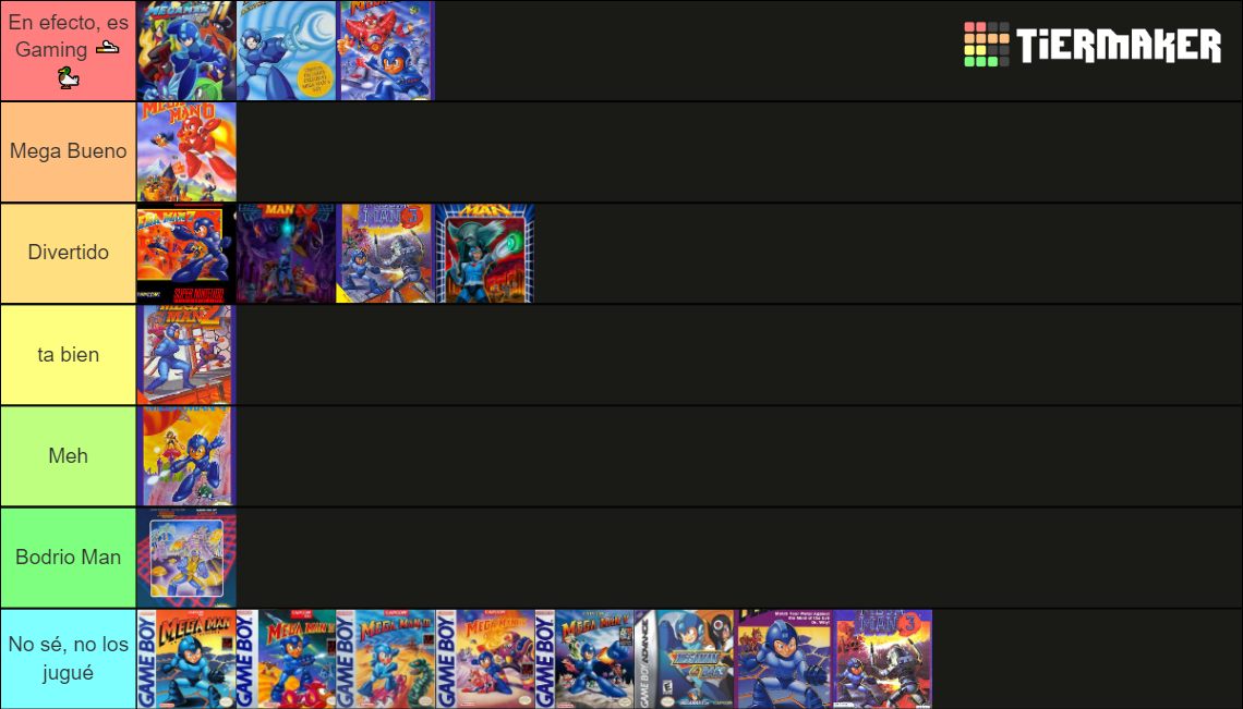Best Mega Man Classic Game Tierlist Tier List (Community Rankings ...
