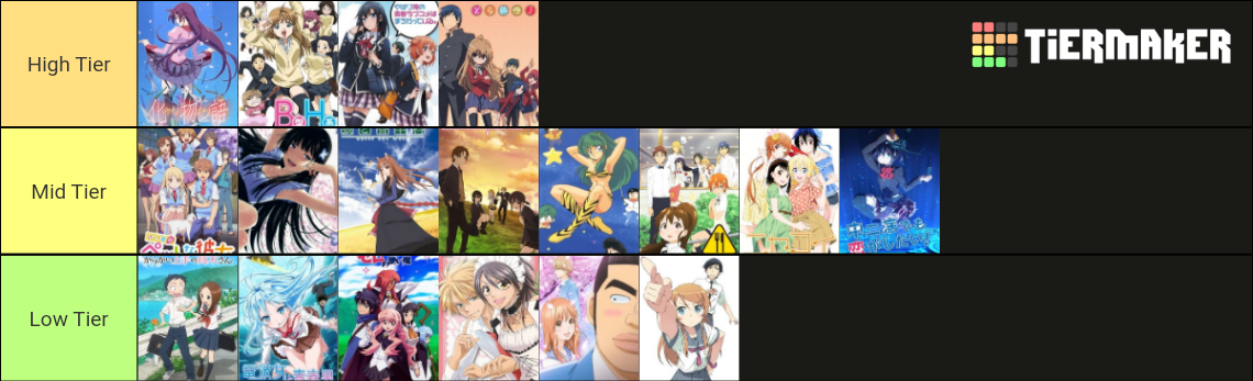 Best Rom-Com Anime Tier List (Community Rankings) - TierMaker