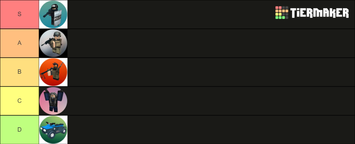 Roblox Redwood Prison Gamepass Tier List (Community Rankings) - TierMaker