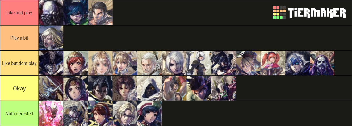 Soul Calibur 6 Characters (including all season passes DLC) Tier List ...