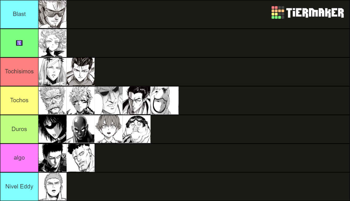 OPM S-Class and top of the A Class Heroes Tier List (Community Rankings ...